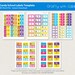 School Name Label Candy Shop School Label Template School - Etsy