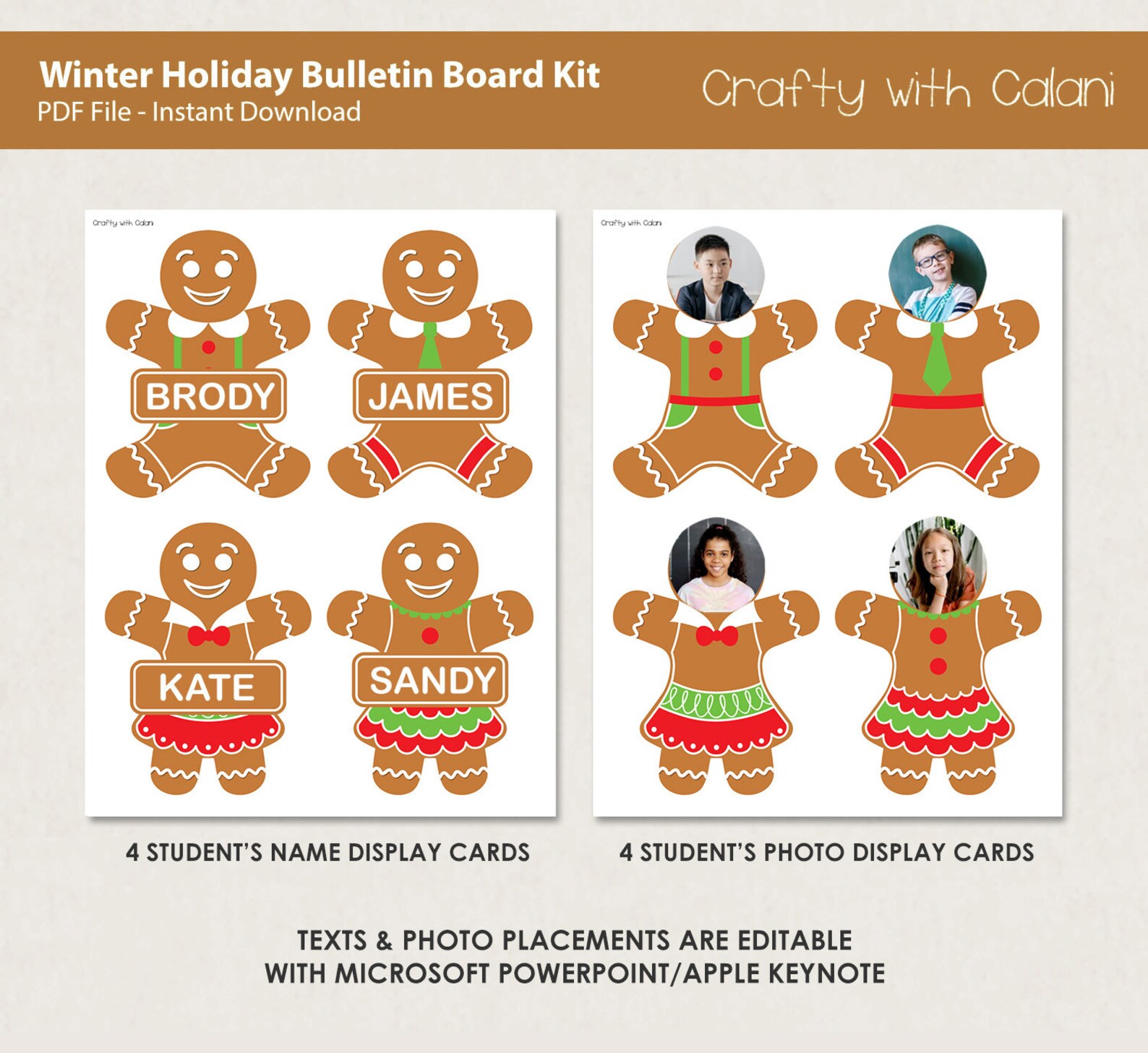 Christmas Bulletin Board Kit Winter Classroom Door Decor - Etsy