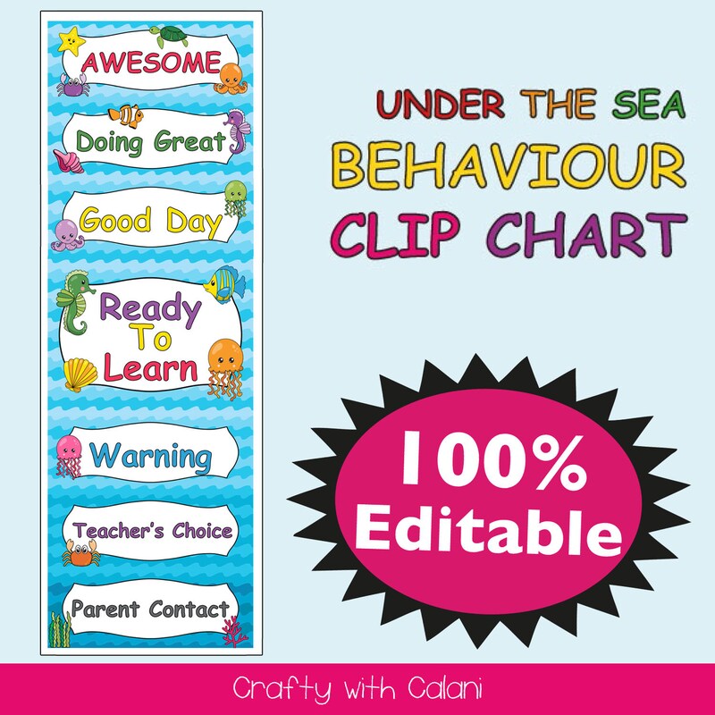 Behavior Chart - Etsy