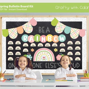 Spring Bulletin Board Kit, Spring Classroom Bulletin Board, April ...