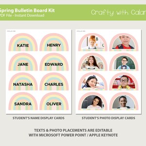 Spring Bulletin Board Kit, Spring Classroom Bulletin Board, April ...
