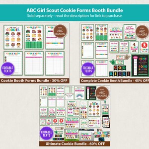 Girl Scout Cookie Booth Printable, 2024 ABC Cookie Booth Price List ...