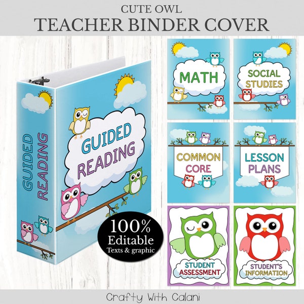 Binder Cover - Etsy