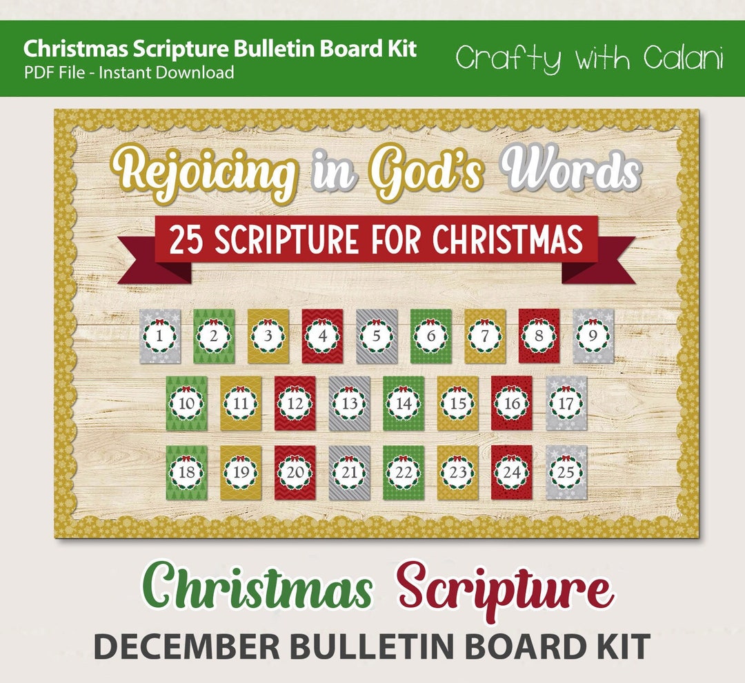 Religious Christmas Bulletin Board at William Gainey blog