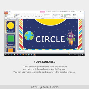 Shapes Poster Classroom Decoration, Space Classroom Theme, 2D & 3D ...