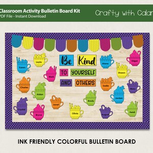 Christmas Bulletin Board Kit, A Cup of Kindness Board, December ...