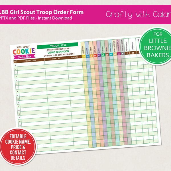 Girl Scout Banner Template - Etsy