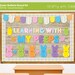 Easter Bulletin Board Kit, April Classroom Bulletin Board, Peeps Candy ...