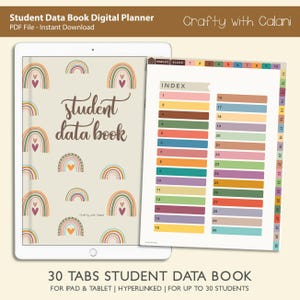 Teacher Digital Journal, Digital Student Data Book, Teacher Digital ...