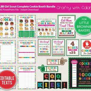 Girl Scout Cookie 2024 Booth Printable, LBB Cookie Booth Poster, Cookie ...