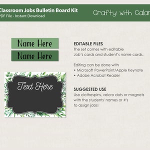 Farmhouse Classroom Jobs Display, Classroom Job Chart, Farmhouse Job ...