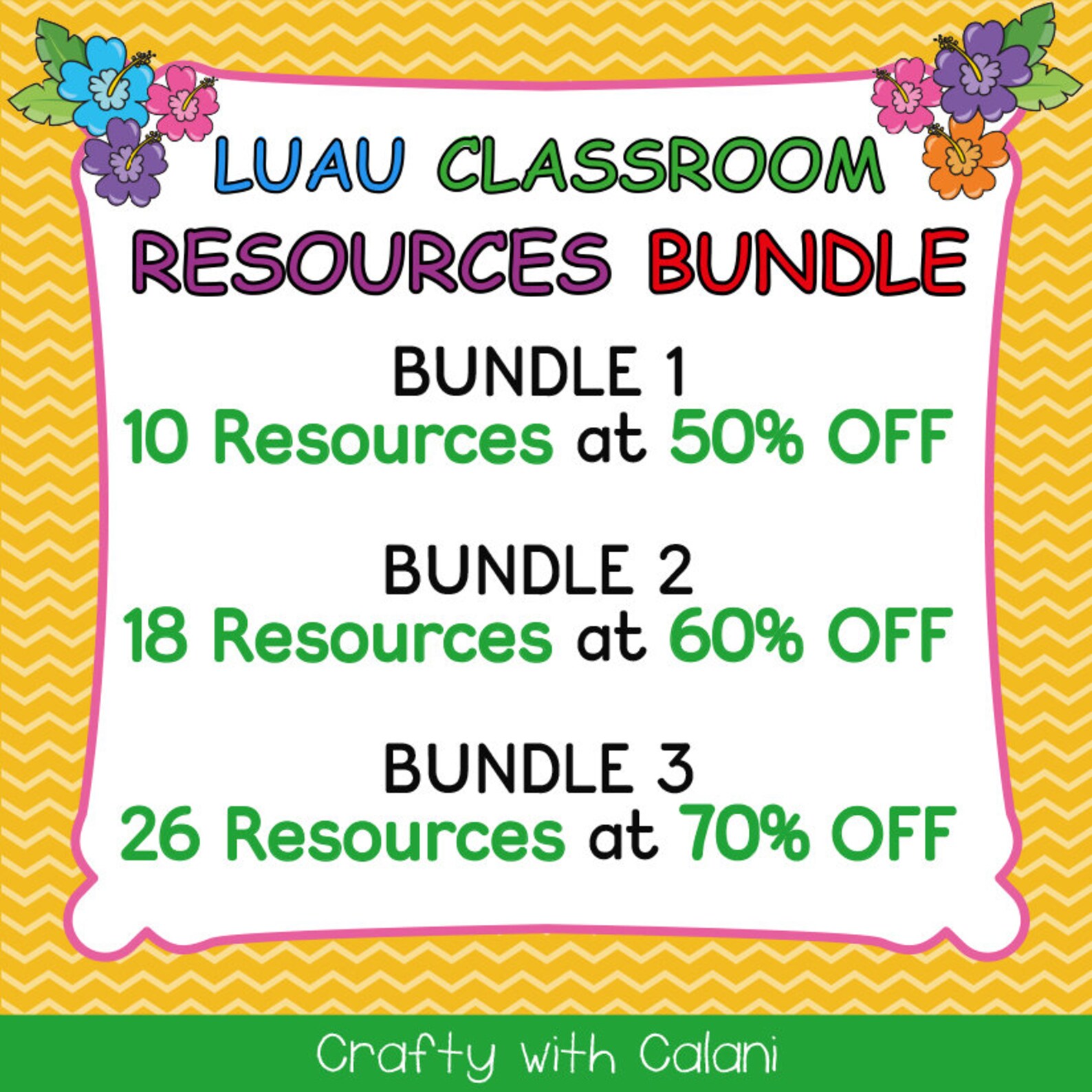 Classroom Behavior Chart Hawaiian Classroom Chart Luau | Etsy