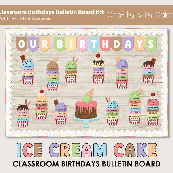Ice Cream Classroom Decor - Etsy