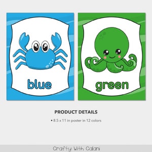 Color Poster Classroom Decoration, Ocean Classroom, Under the Sea ...