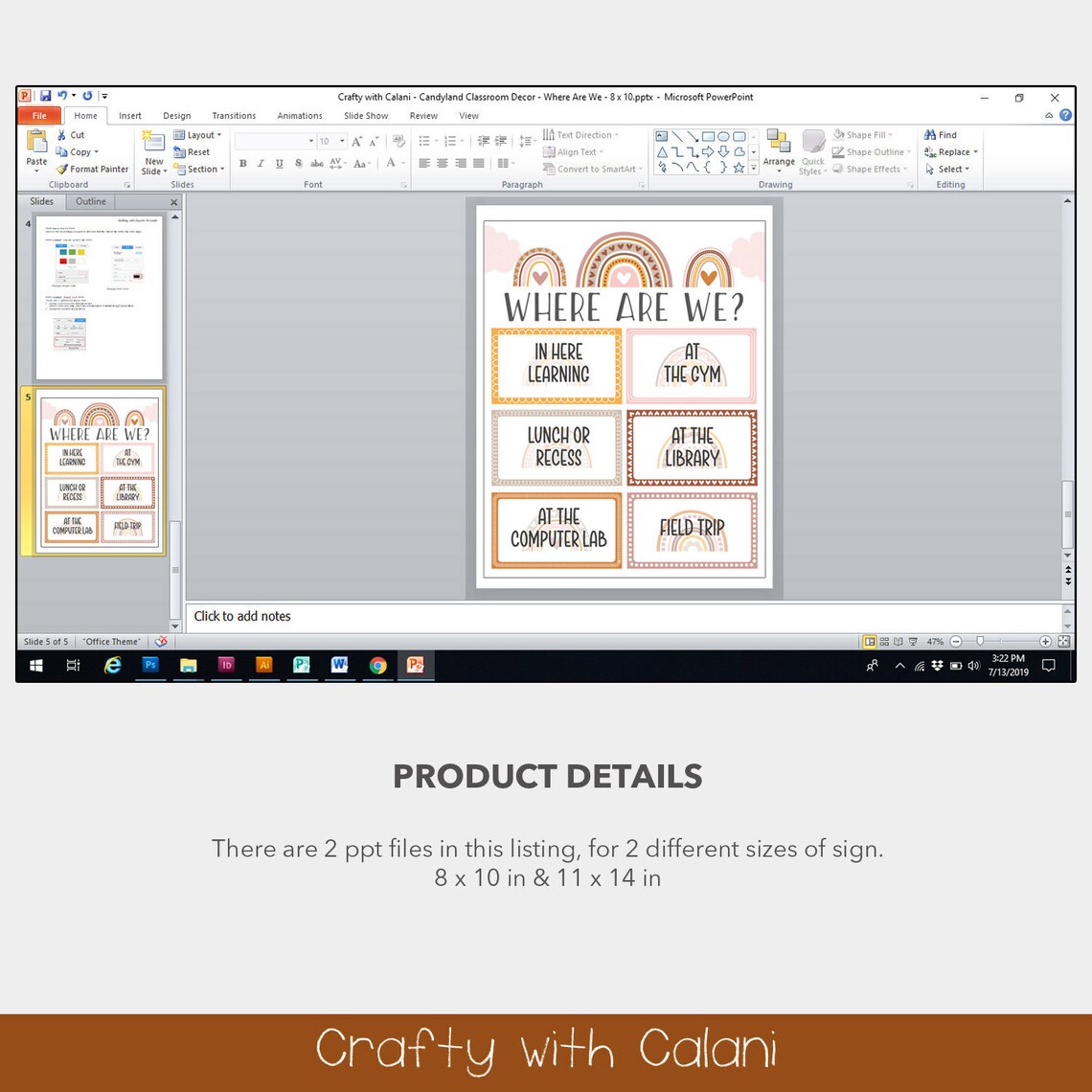 Classroom Door Sign Boho Rainbow Classroom Where Are We Door - Etsy