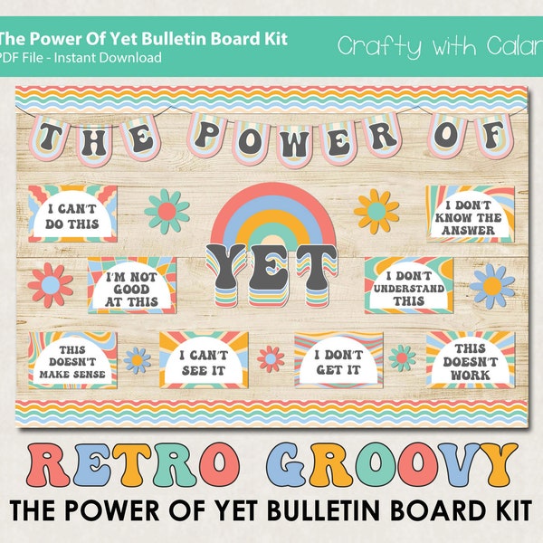 Power of yet Display - Etsy