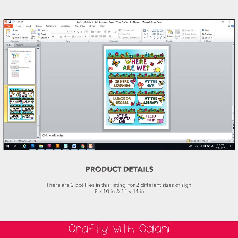 Classroom Door Sign Garden Classroom Decor Flower Where Are - Etsy