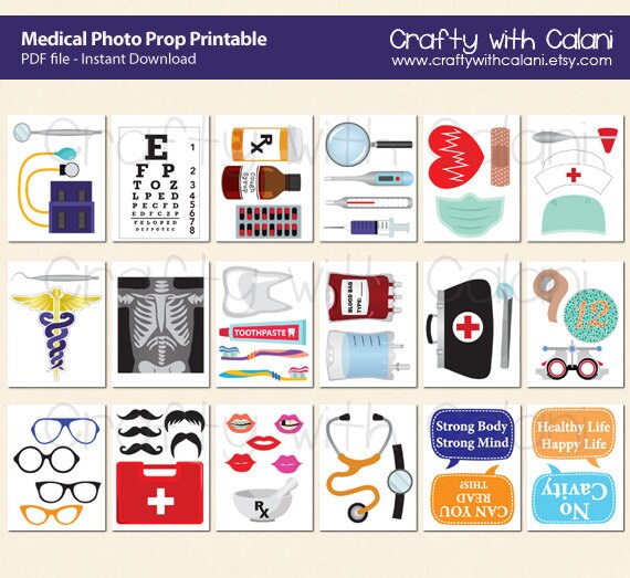 Medical Themed Photo Booth Prop Medical Themed Party Photo | Etsy