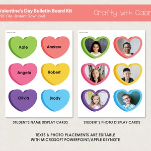 Classroom Bulletin Board Kit, Valentine's Day Bulletin Board, Candy ...