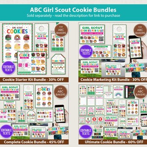 Girl Scout Cookie 2024 Lanyard, ABC Cookie Lanyard, ABC Cookie Price ...