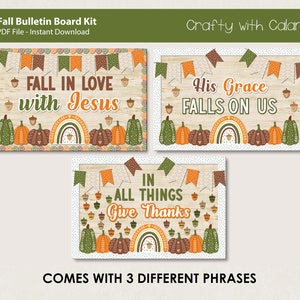 Thanksgiving Bulletin Board Kit, Rainbow Bulletin Board, Fall Classroom ...