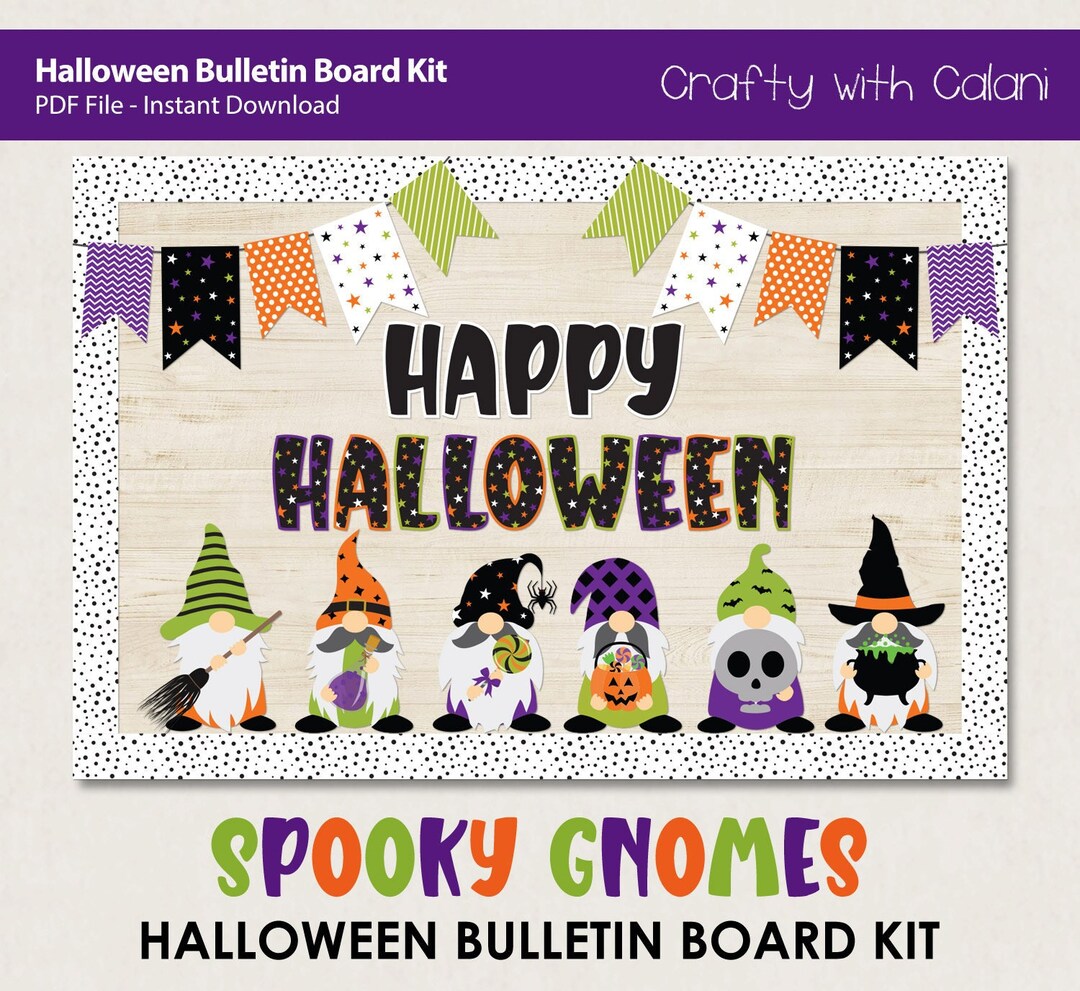Halloween Bulletin Board Halloween Classroom Door Decor - Etsy
