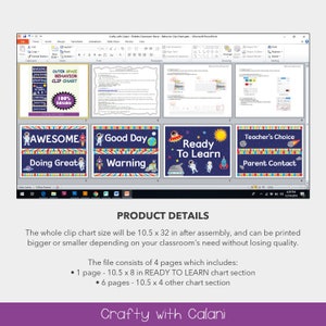 Classroom Behavior Chart, Space Classroom Theme, Solar System Behavior ...