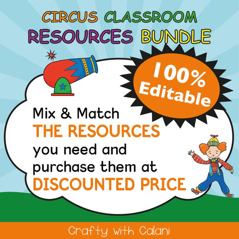 Word Wall Classroom Decoration Circus Classroom Classroom - Etsy