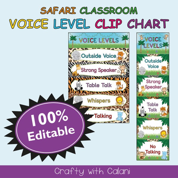 Safari Classroom - Etsy