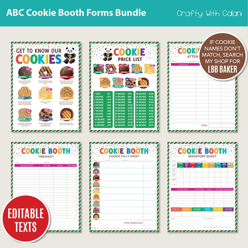 Girl Scout Cookie Booth - Etsy