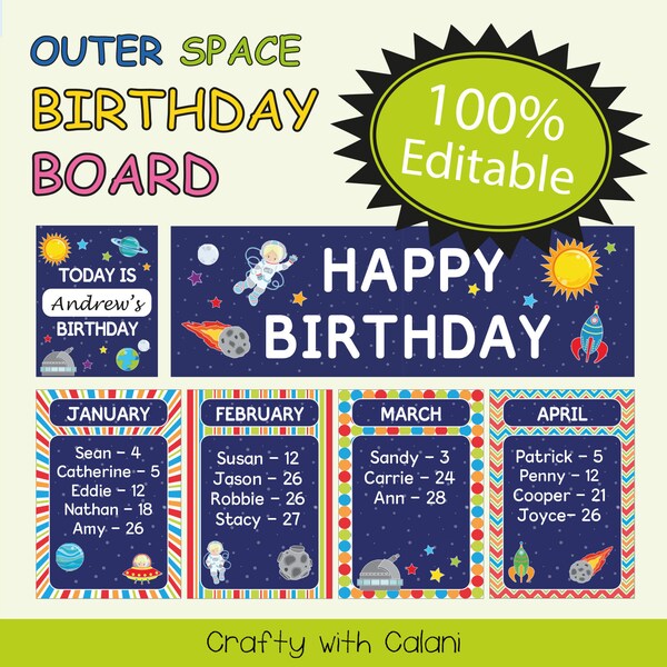 Space Classroom Theme - Etsy