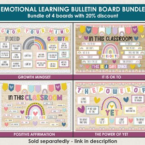 Positive Affirmation Bulletin Board, Classroom Door Decor, Bright ...