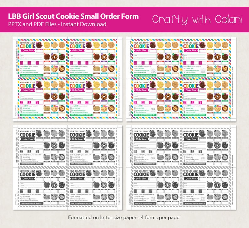 Girl Scout Cookie Order Form 2023 Wisconsin - Printable Forms Free Online