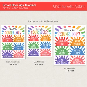 School Door Sign Template, Personalized Door Sign, Where is the ...