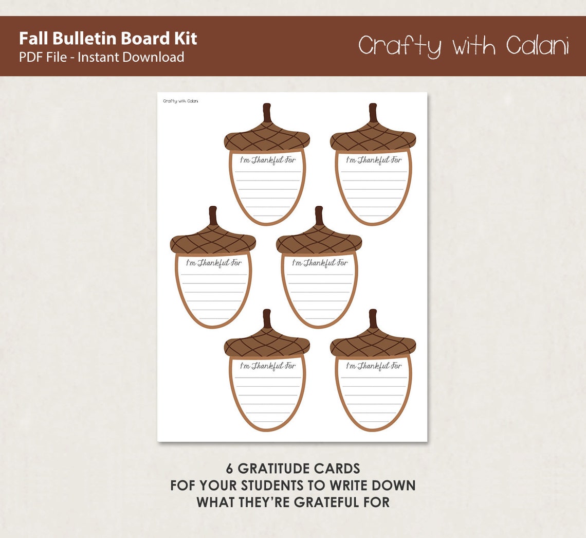 Thanksgiving Bulletin Board Kit Pilgrim Bulletin Board Fall - Etsy