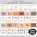 Word Wall Classroom Decoration Boho Rainbow Classroom - Etsy