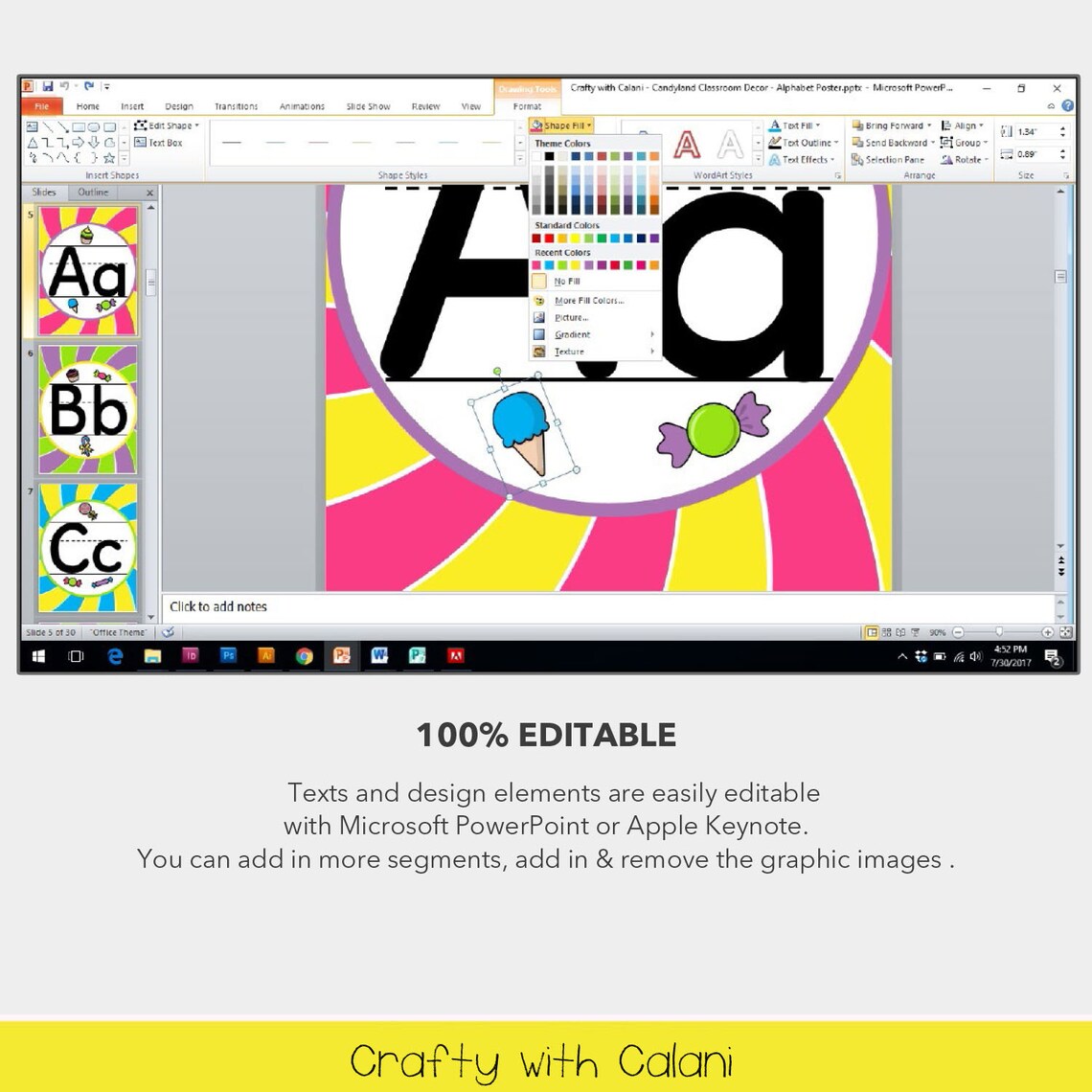 Alphabet Poster Classroom Decoration Candy Themed Classroom - Etsy