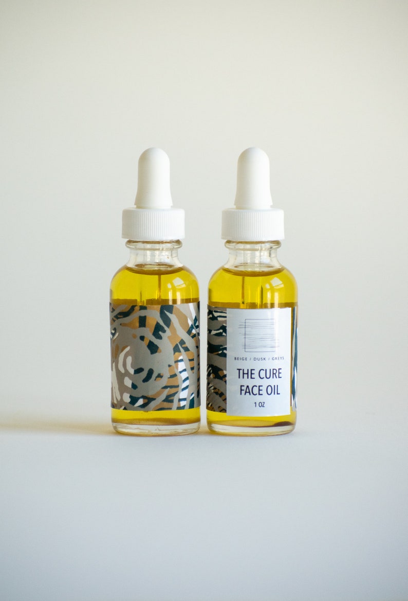 The Cure Face Oil / Serum / with infused botanicals and anti | Etsy