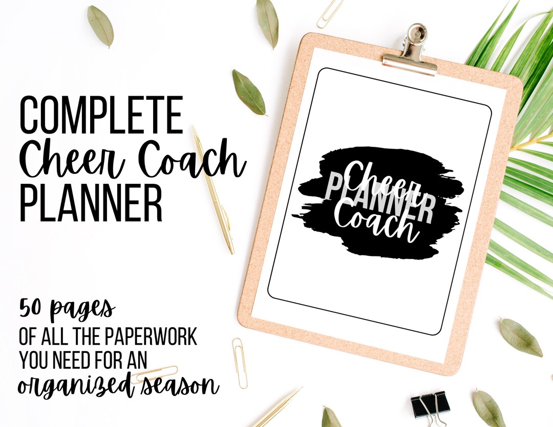 Complete Cheer Coach Printable Planner - Etsy