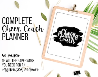 Count Sheet, Cheerleading Coach Binder Printable, Digital Planning ...