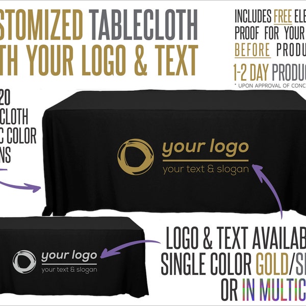 Custom Tablecloth - Etsy