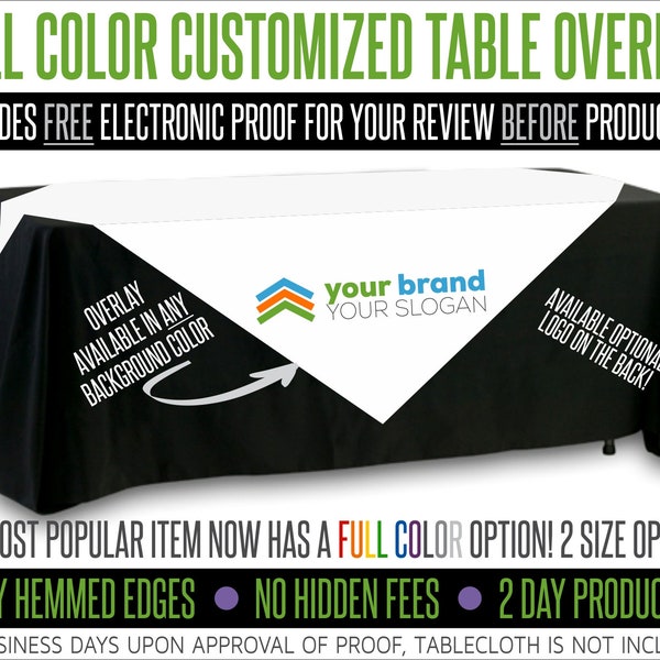 Table Overlays - Etsy