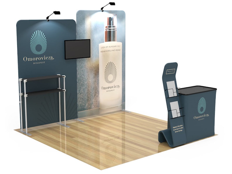 Professional 10ft X 10ft Booth Display Kit With Custom Printing - Great ...