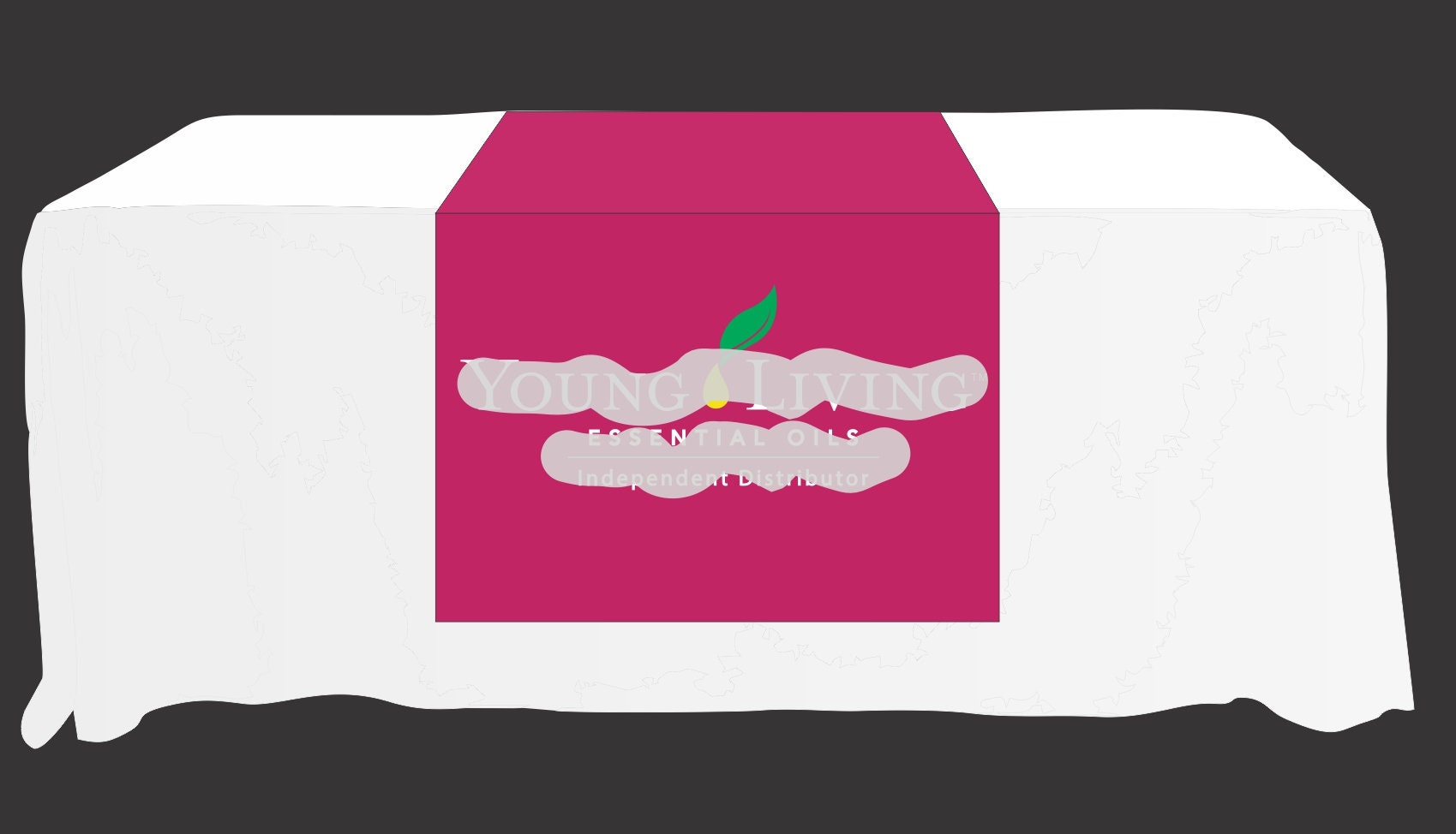 Full Color Table Runner With Your Logo ANY COLOR 24 - Etsy