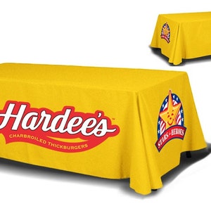 Custom Premium Table Cover With Multiple Printable Sides Including Your ...