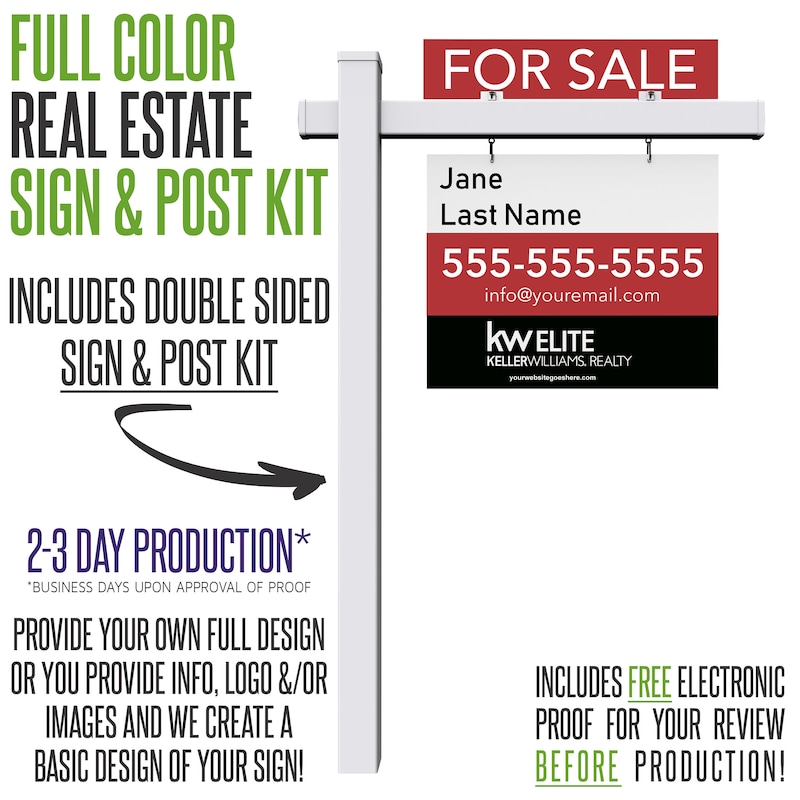 Real Estate Signs - Etsy