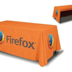 Custom Premium Table Cover With Multiple Printable Sides Including Your ...