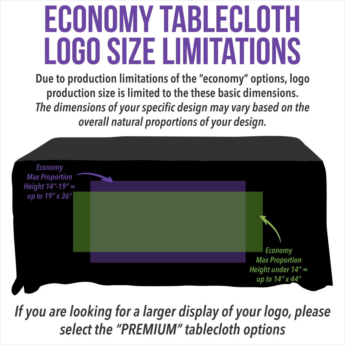 Your Logo Custom Tablecloth With Logo and Fabric Color Options - Etsy