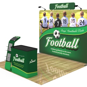 Professional 10ft X 10ft Booth Display Kit With Custom Printing - Great ...