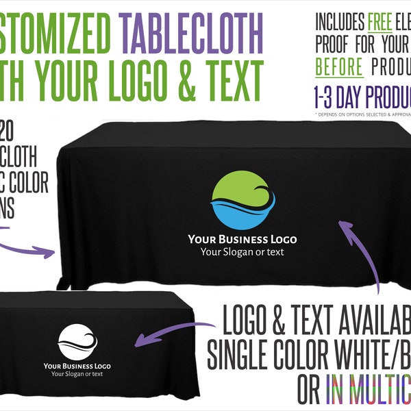 Custom Tablecloth - Etsy